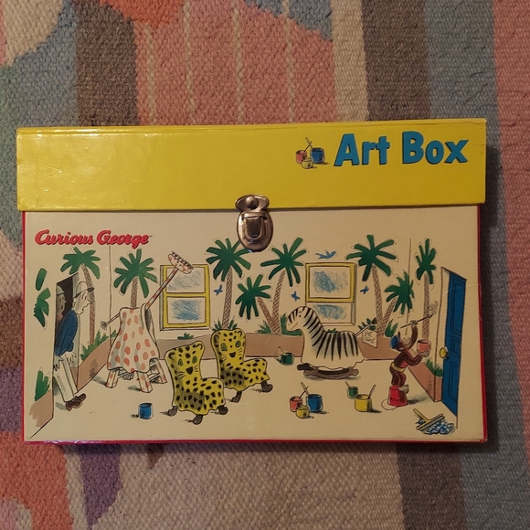 Warner Bros. | Toys | Vintage Curious George Art Box | Poshmark